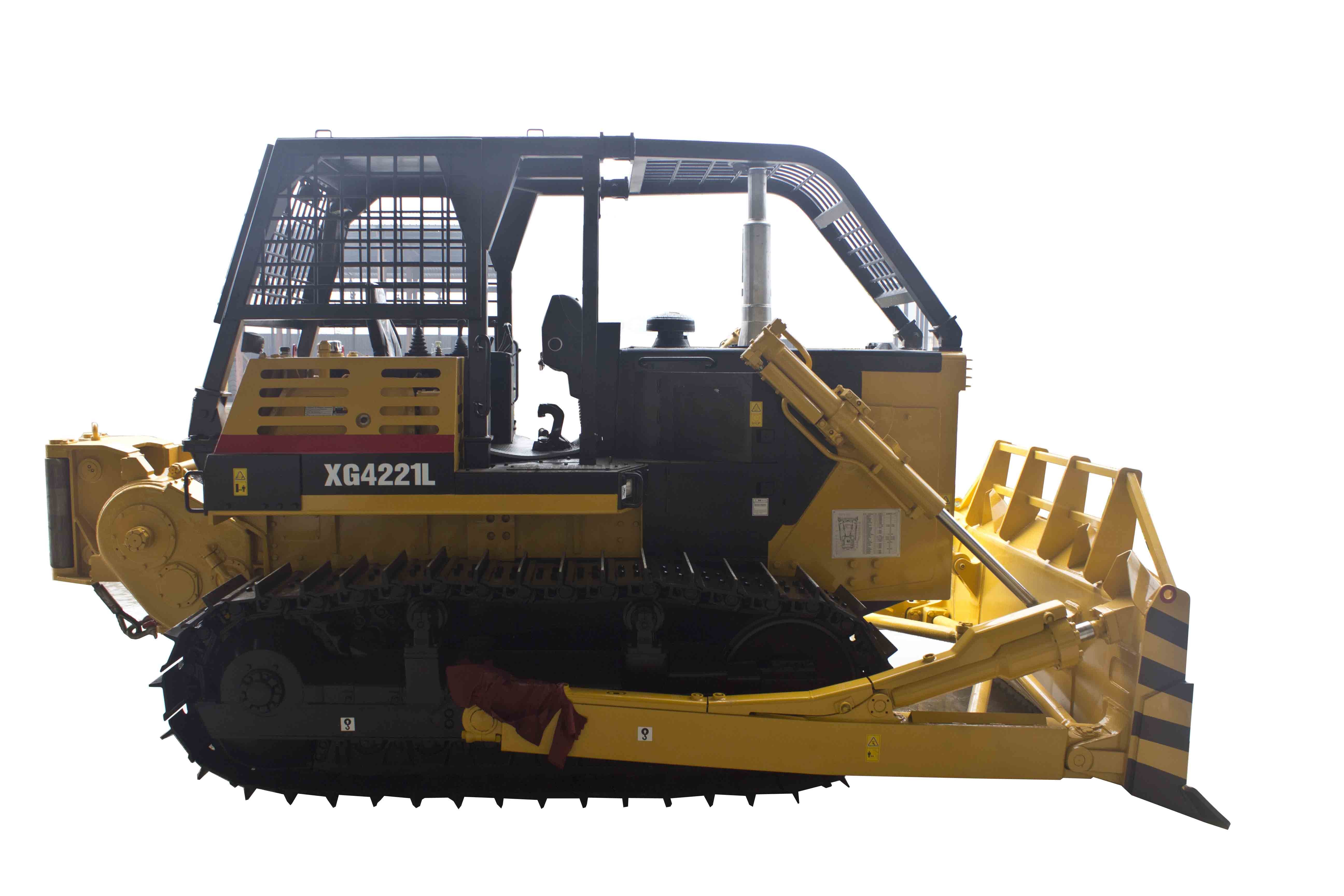Chinese XG4221L forestry logging bulldozer with mechnical winch for ...
